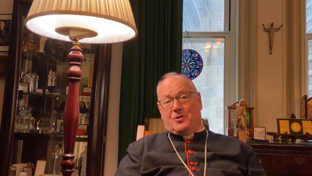 A Word from Cardinal Dolan on Advent as we approach Christmas 12/1/22 ...