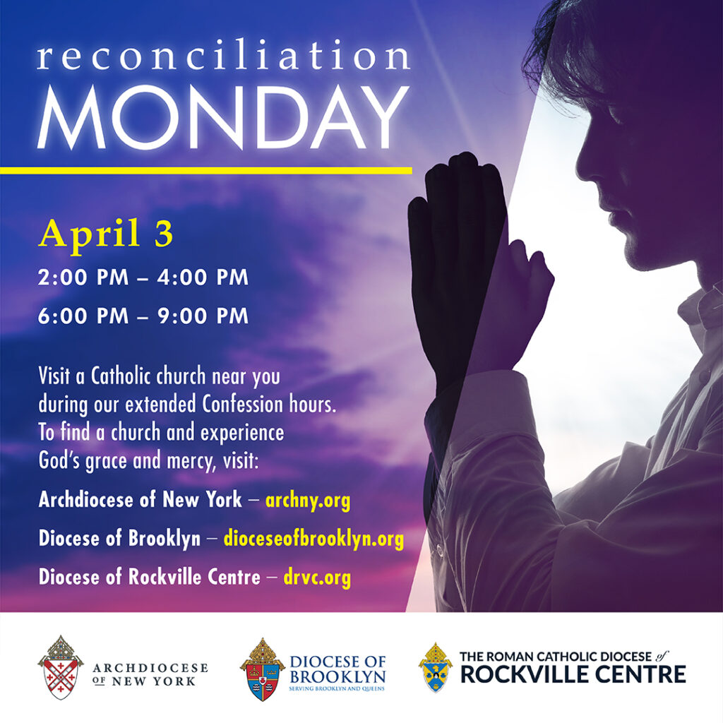 Engage with the Sacrament of Confession on Reconciliation Monday - The ...