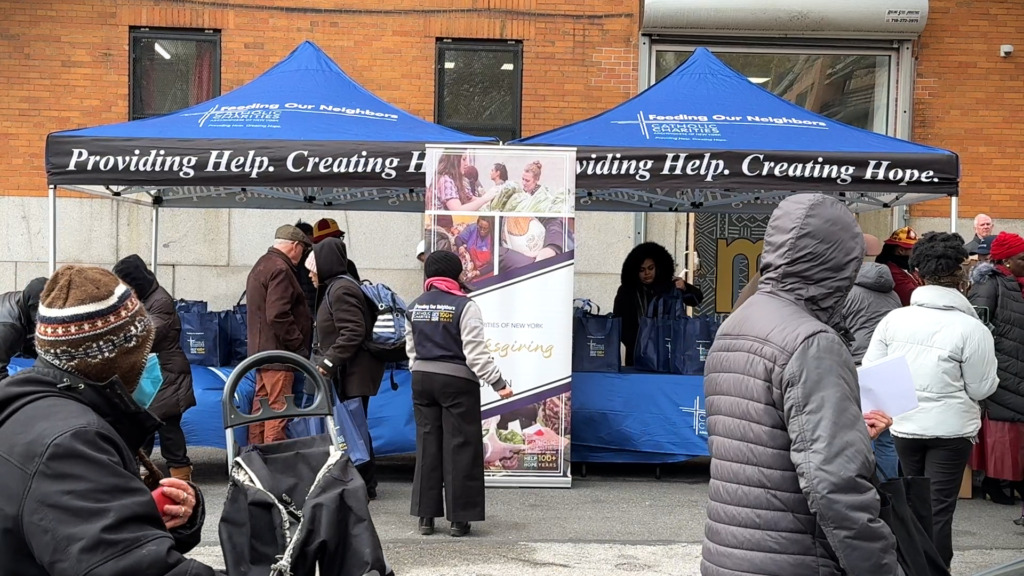 Catholic Charities Annual Thanksgiving Turkey Distribution at Harlem ...