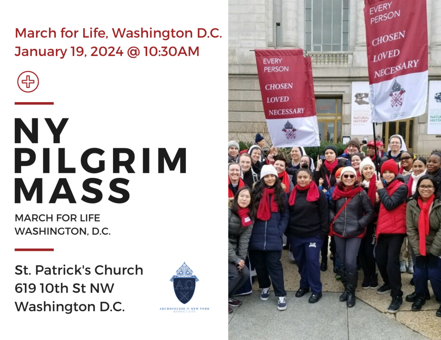 March for Life New York Pilgrim Mass Set for Washington D.C. - The Good ...