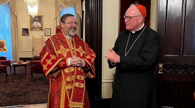 Cardinal Dolan Hosts Head of Ukrainian Greek Catholic Church - The Good ...