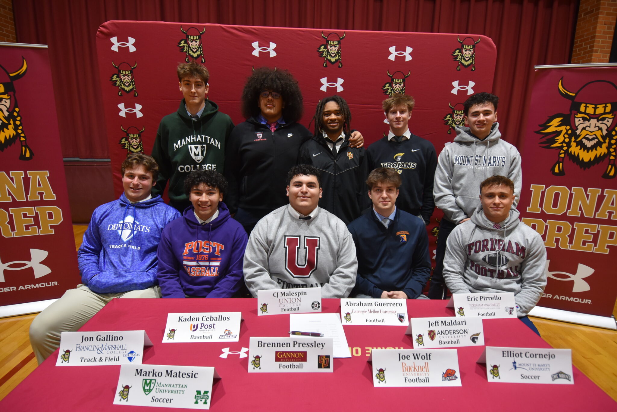 Ten Scholar-Athletes Participate in Iona Prep Signing Day - The Good ...